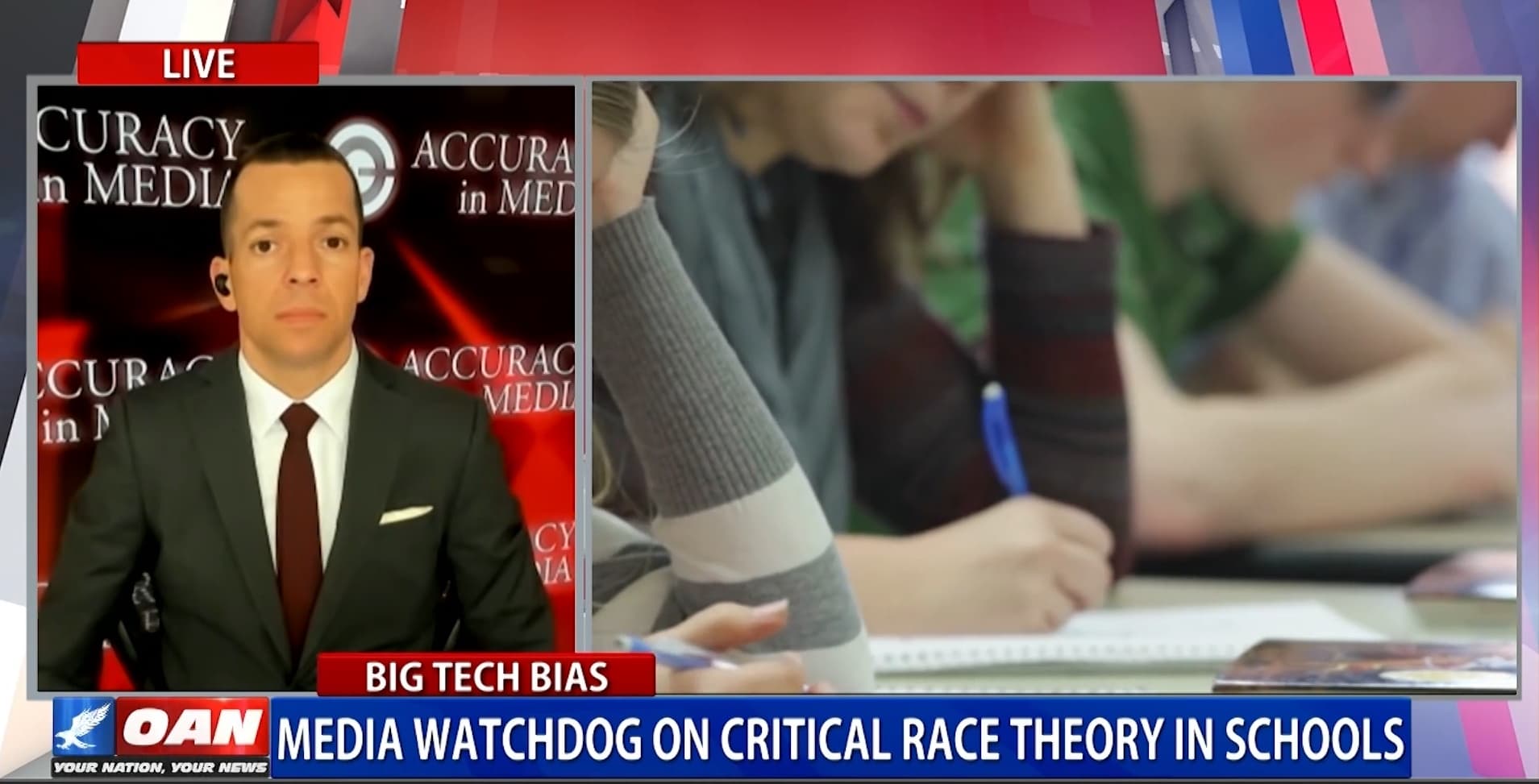 AIM’s Adam Guillette discusses the CRT investigation on OAN - Accuracy ...