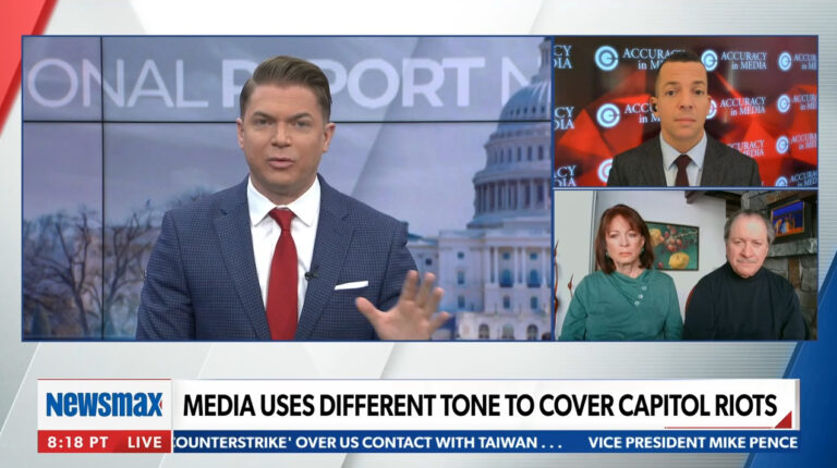 AIM’s Adam Guillette discusses the events at the Capitol on Newsmax ...