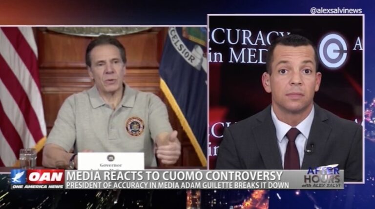 Cuomo in trouble! AIM’s Adam Guillette discusses on OAN - Accuracy In Media